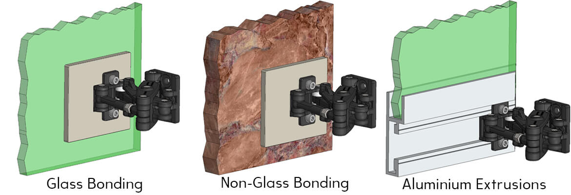 Key slot door mount | Heavy Duty Hinges | Manfred Frank